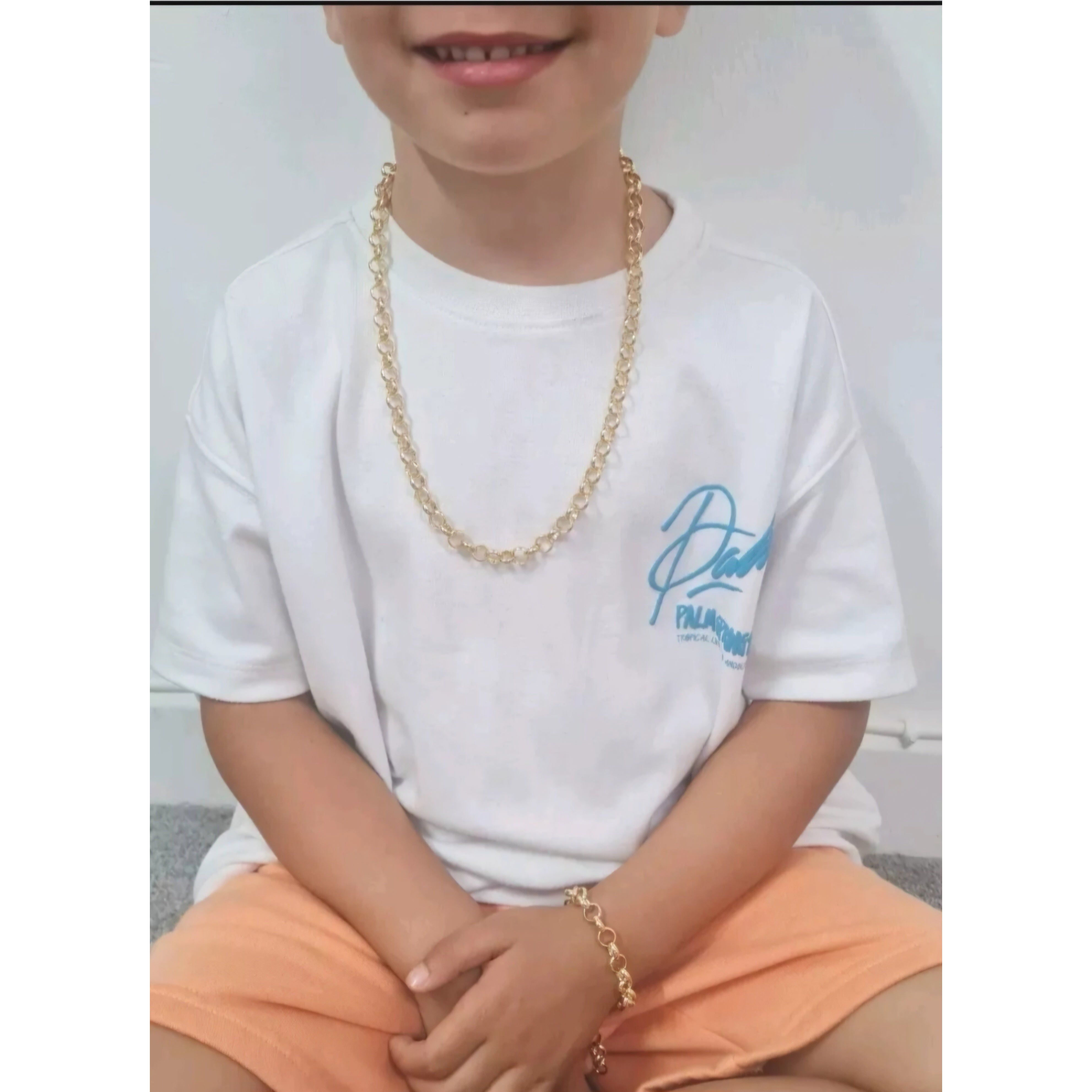 Kids 8mm Smooth Belcher Set, Kids Classic Gold Belcher Set – INFINITY ...