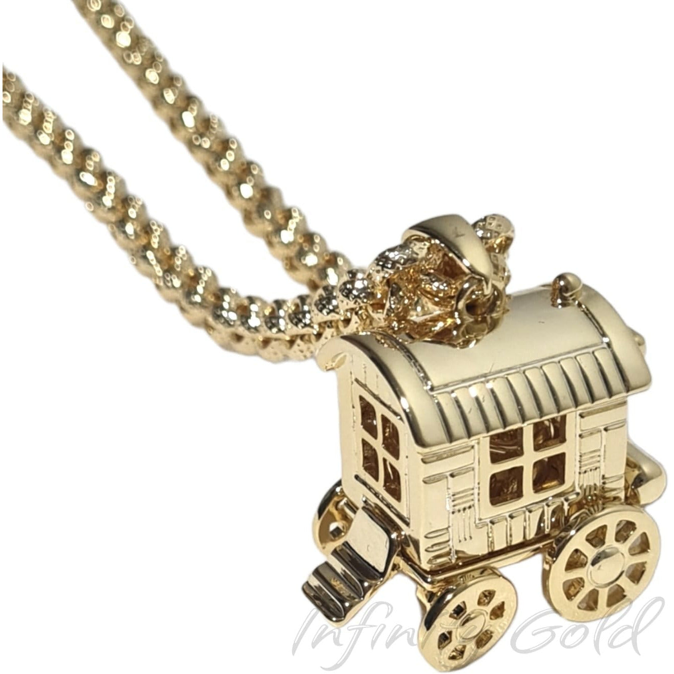 45mm Gypsy Carriage Pendant – INFINITY GOLD UK